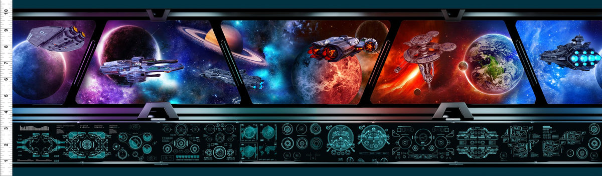 Sci-Fi from Jason Yenter, In The Beginning Fabrics | Little Turtle Cottage