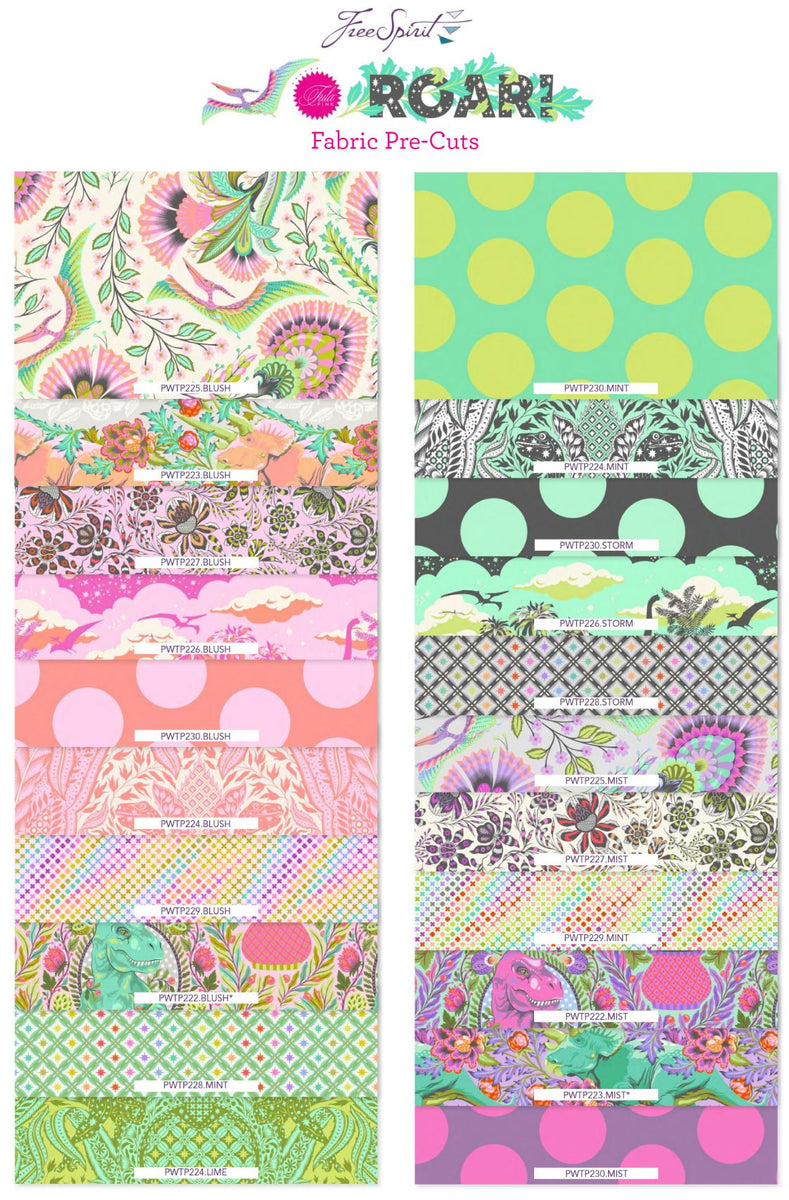 ROAR! by Tula Pink, FreeSpirit Fabrics Fat Quarter | Little Turtle Cottage