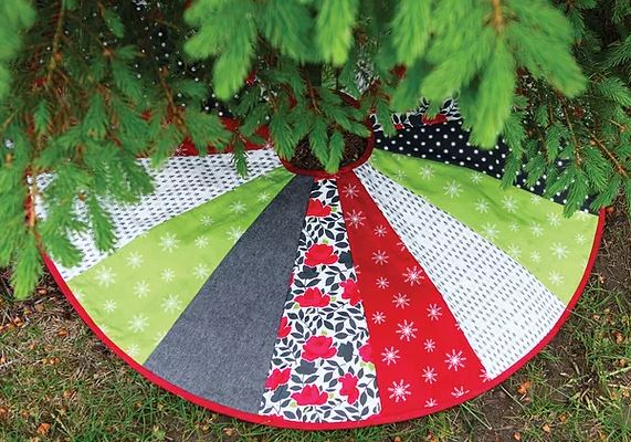 June Tailor "Quilt As You Go" Tree Skirt 40" diameter JT-1492 | Little ...