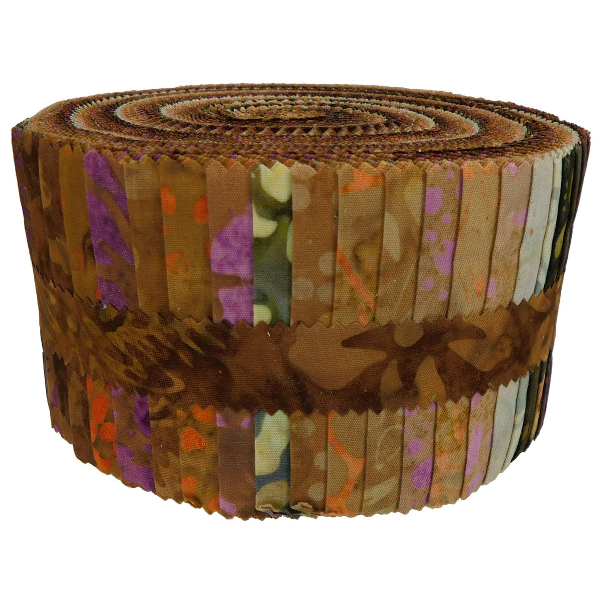Maywood Studio Java Batik-Natural 2-1/2" x 44" Jelly Roll | Little ...
